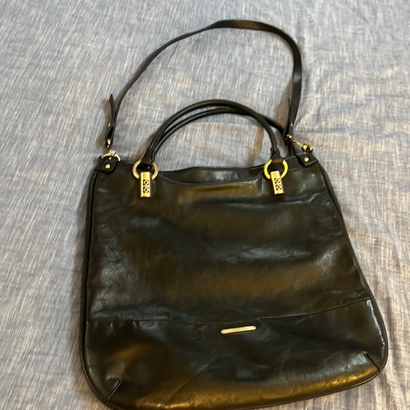 Trina Turk | Bags | Trina Turk Manhattan Leather Shoulder Bag Tote ...